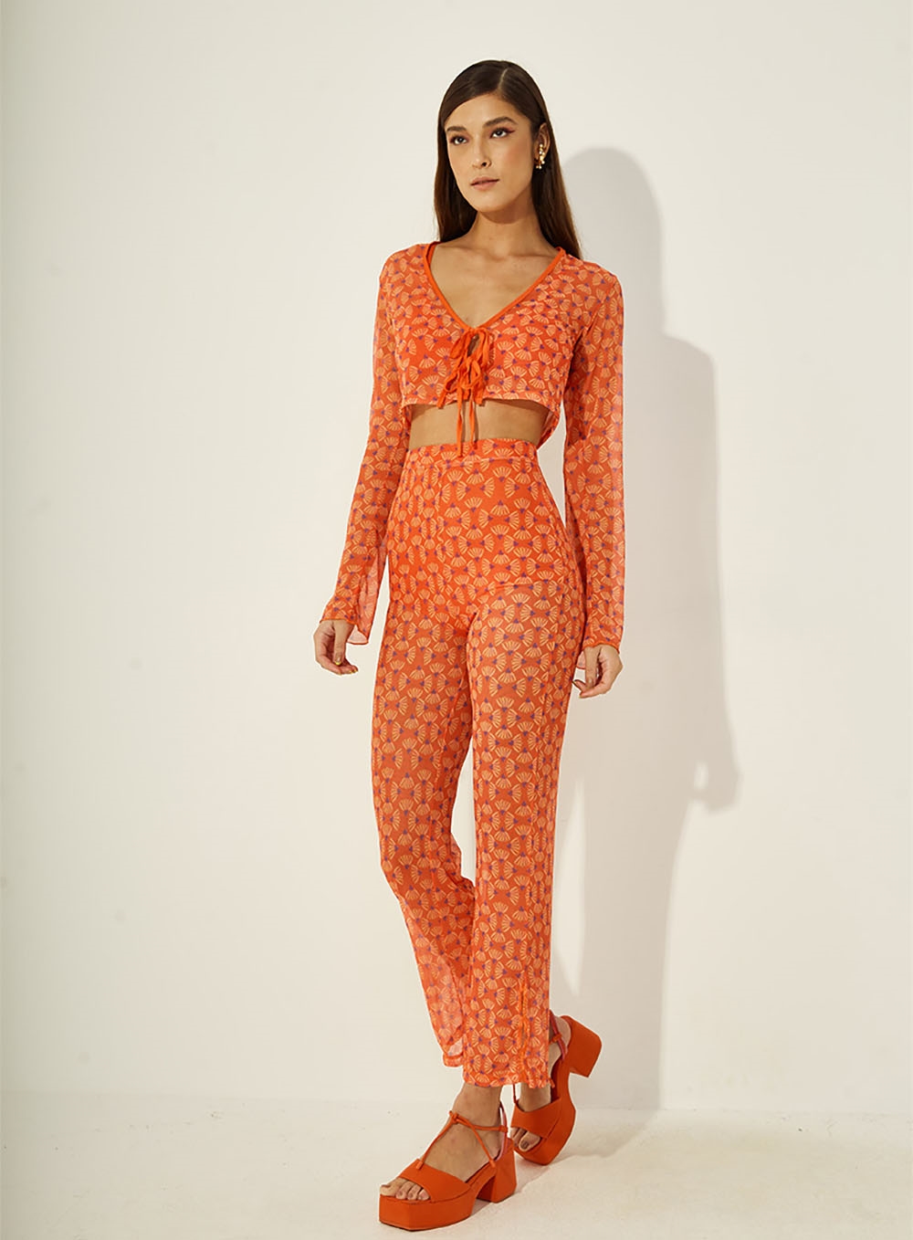 Calça Tule Reta Amarílis | Colcci