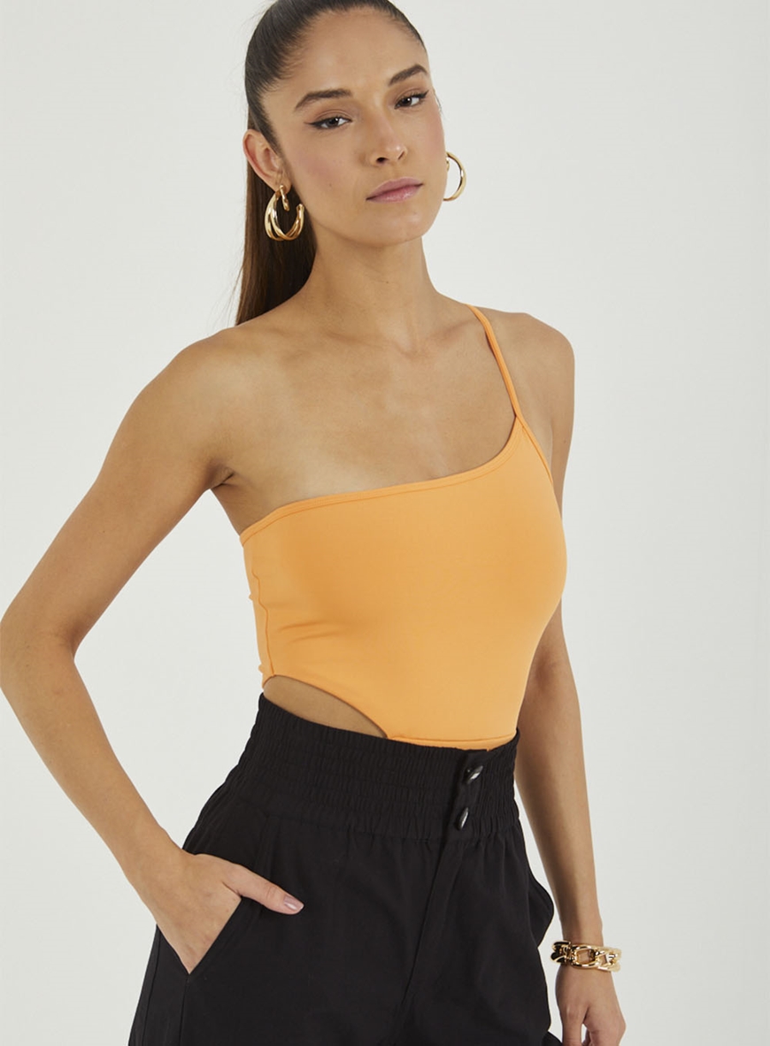 Body Assimétrico Com Cut Out Sport Studio | Colcci