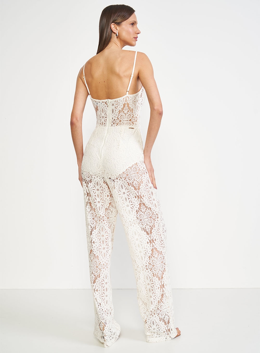 Macacão Slim De Renda | Compre na COLCCI - Macacão Slim De Renda | Colcci