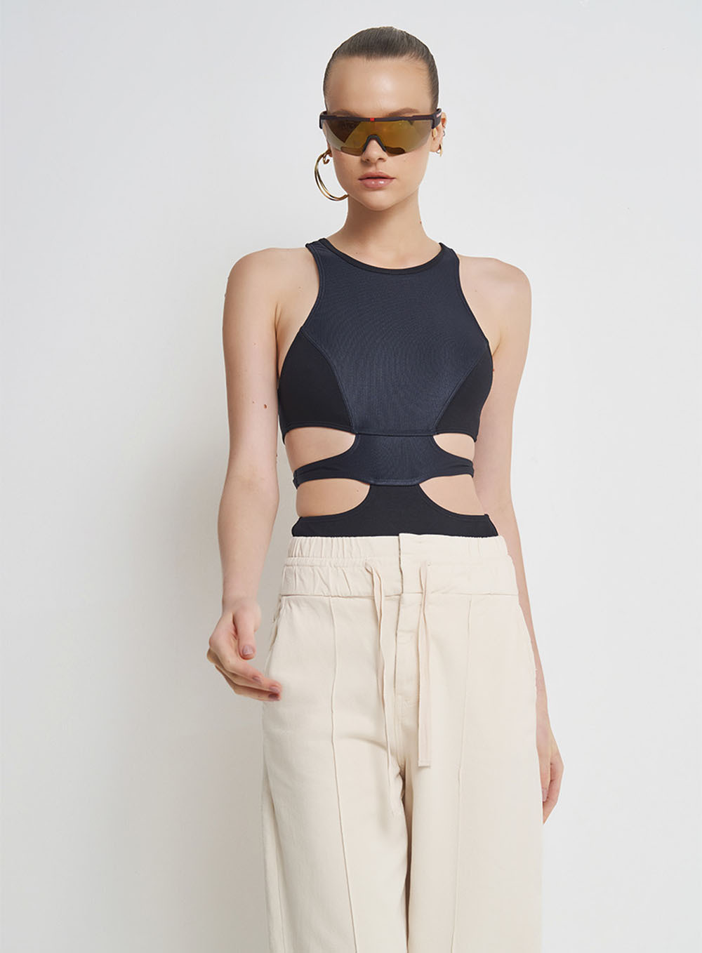Body Com Cut Out Sport Perfect Black | Colcci Sport