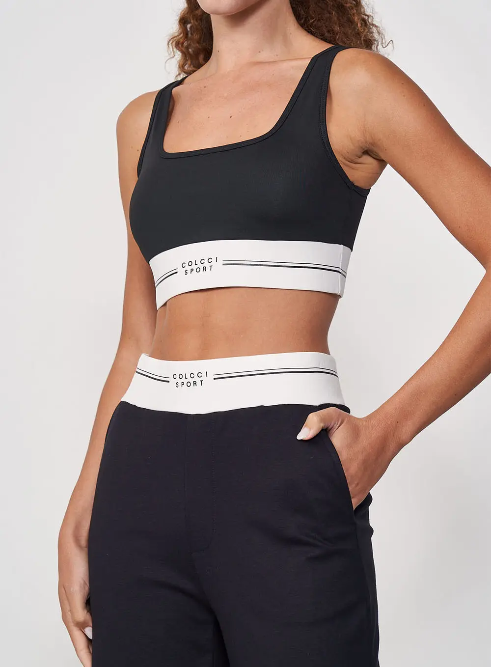 Top Slim Faixa Logo Contrast | Colcci Sport