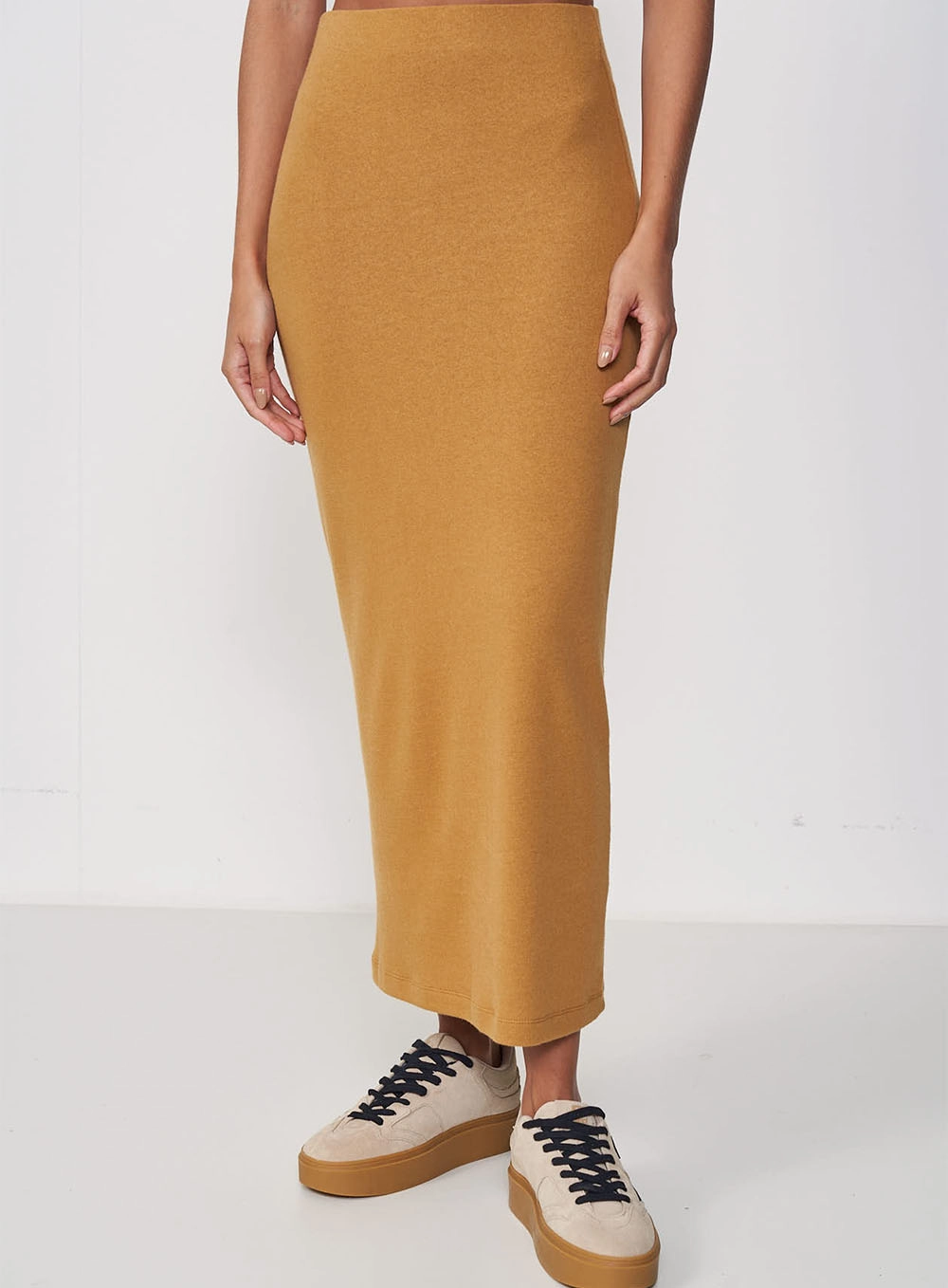 Saia Midi Corte Sereia | Colcci