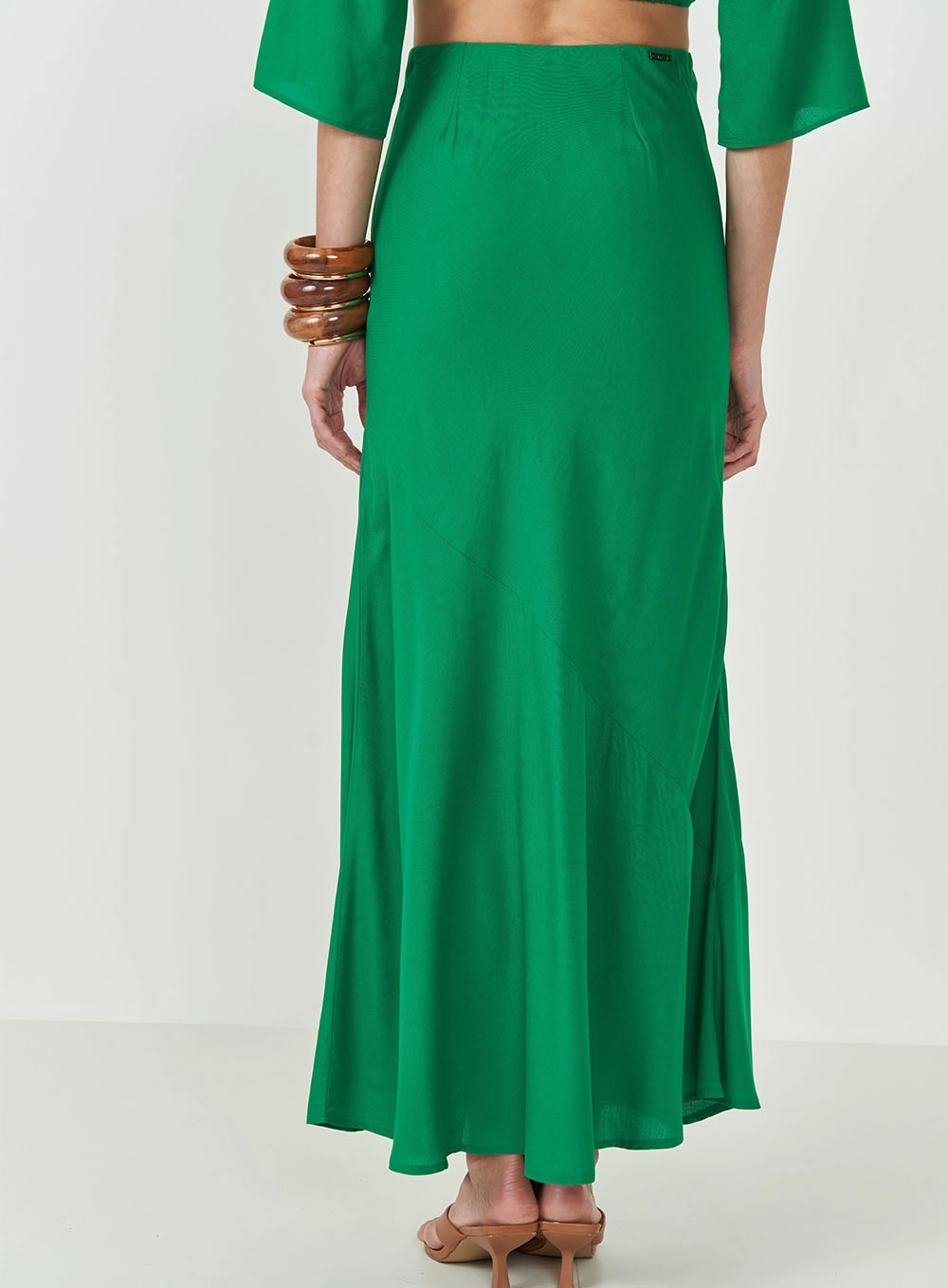 Saia Midi Joana Evasê | Colcci