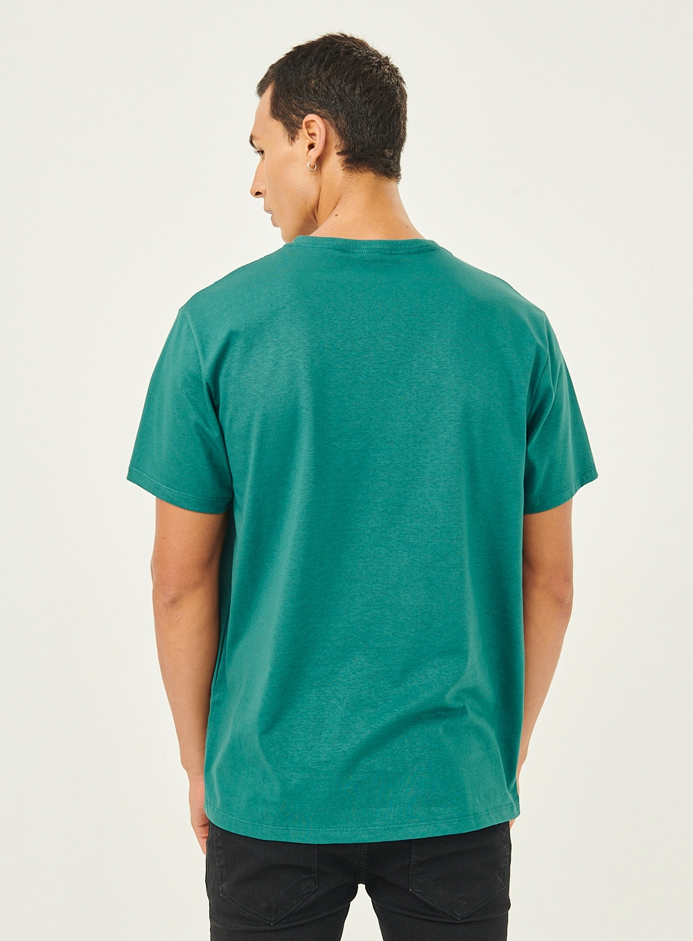 Camiseta Masculina Manga Curta Logo Bordado | Colcci